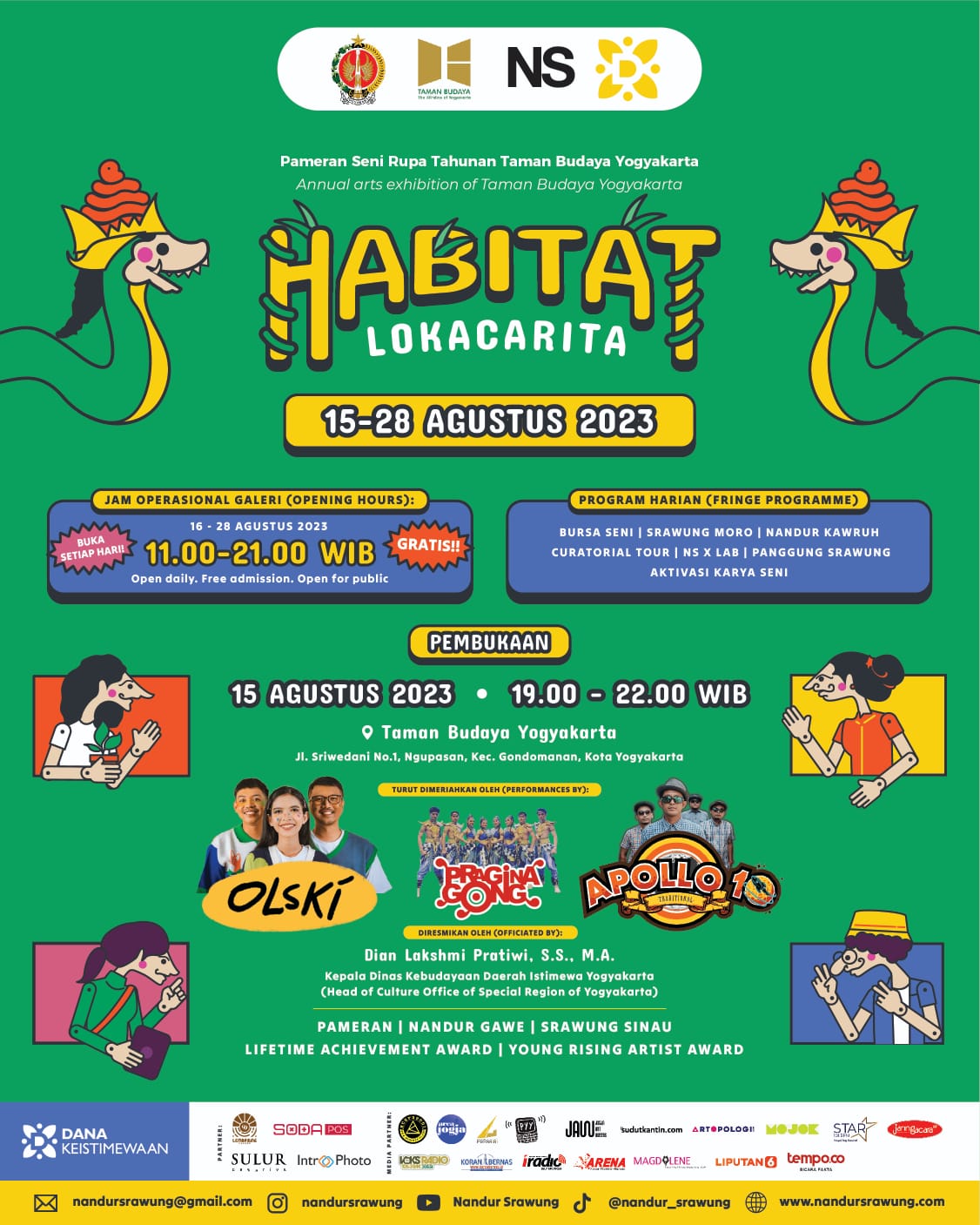 Event Nandur Srawung 2023 di Taman Budaya Yogyakarta